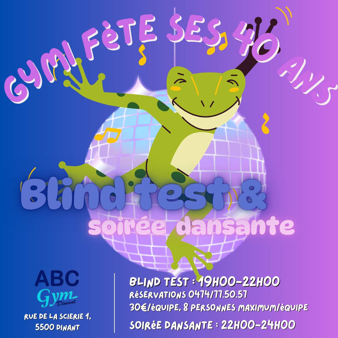 ABC Gym fête ses 40 ans - Ville de Dinant